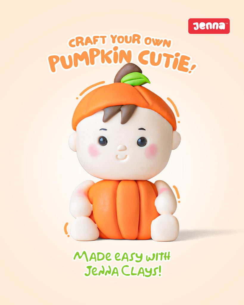 How to Make a Cute Pumpkin Baby with Clay – Step-by-Step Tutorial | Je ...