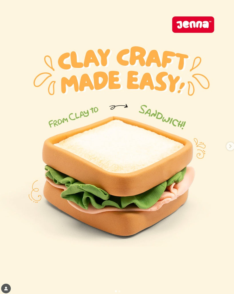 How to Make a Cute Clay Sandwich with Jenna Clays (Beginner-Friendly G ...