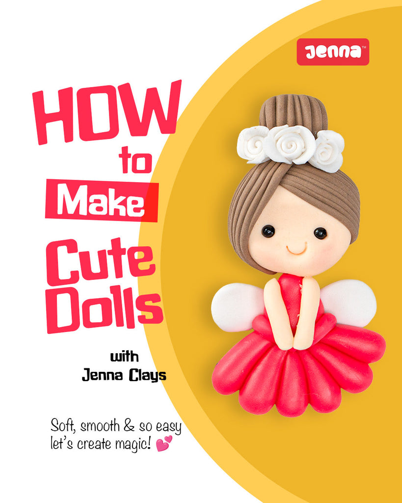 How to Make Cute Dolls with Jenna Air Dry Clay (Step-by-Step Guide ...